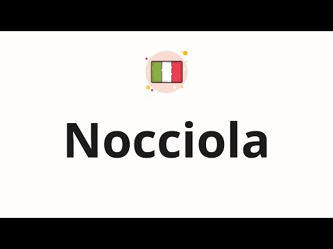 How to pronounce Nocciola