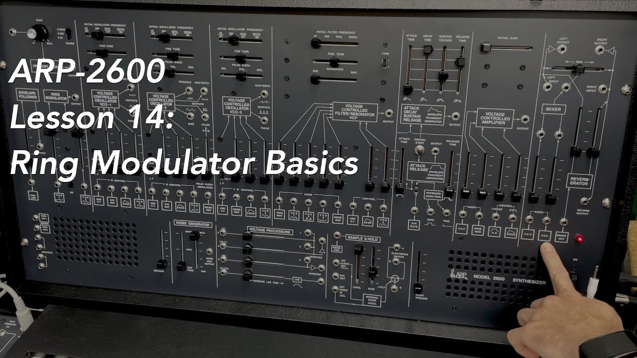 ARP-2600 tutorial Lesson 14: Ring Modulator Basics