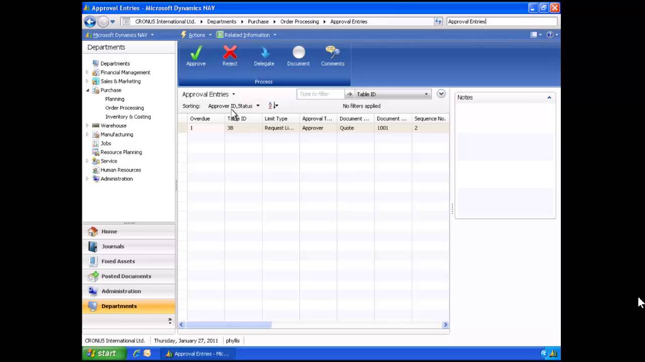 Streamlined Document Approval in NAV