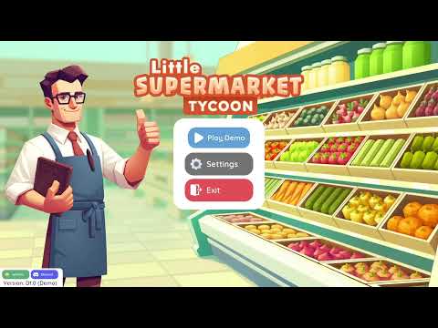 Little Supermarket Tycoon Demo is here. Seems like a Kairosoft Supermarket Simulator, but it's GOOD!