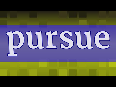 PURSUE pronunciation • How to pronounce PURSUE