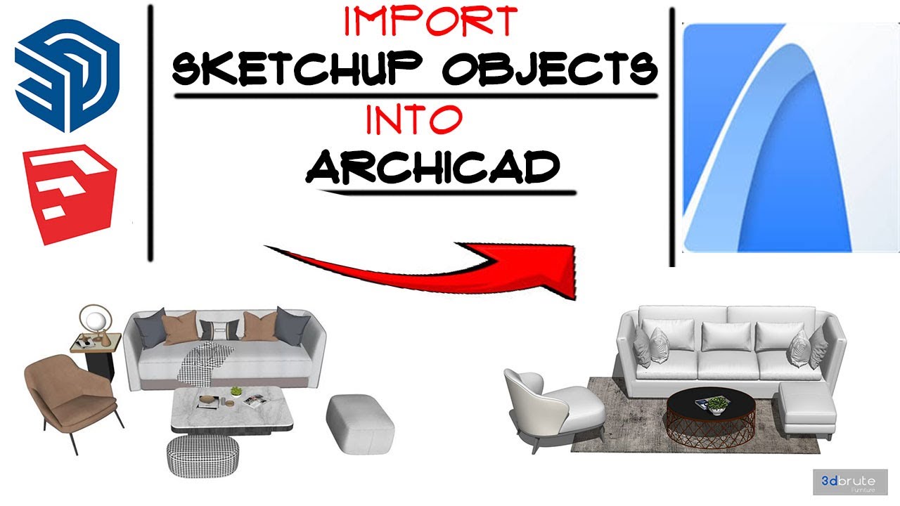 ArchiCAD: Import SketchUp Objects the Right Way