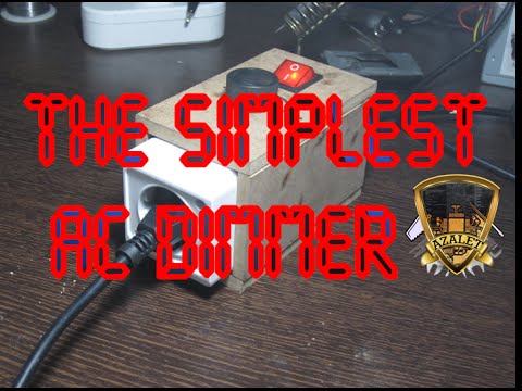 The Simplest Ac Dimmer to Motor Control (SCR, TRİAC)