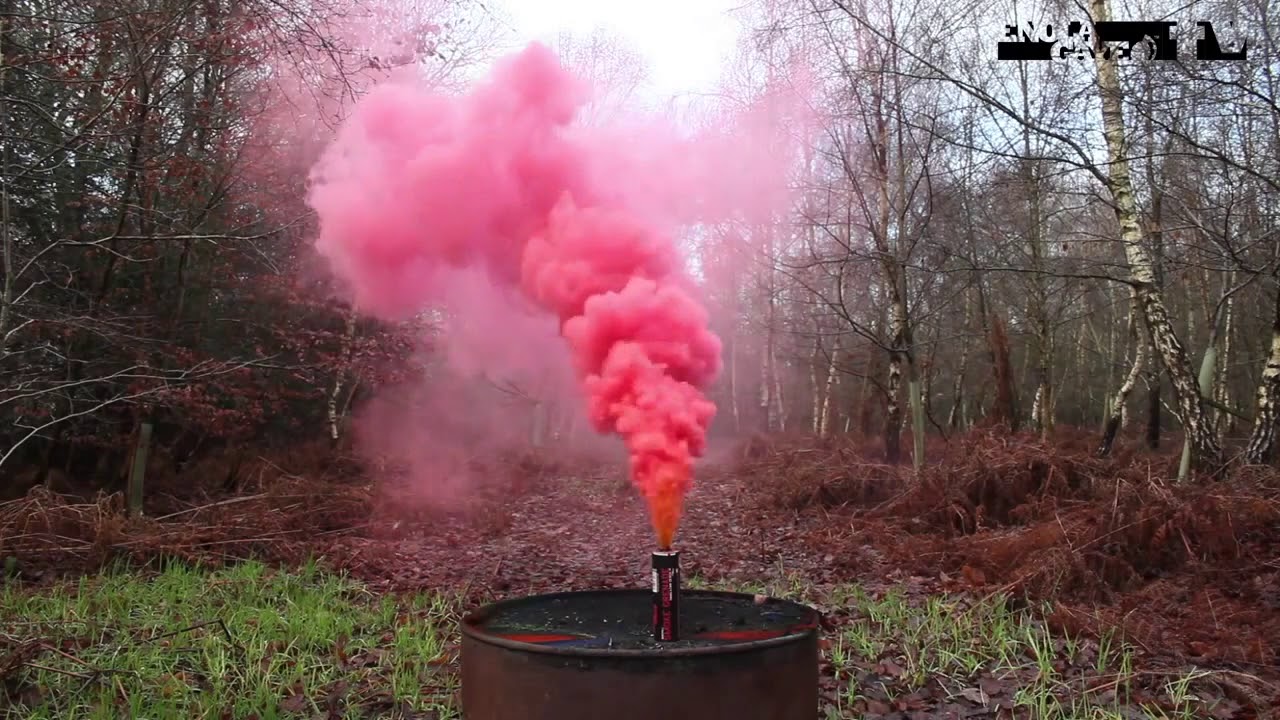 Wire Pull Smoke Grenade WP40 - Red