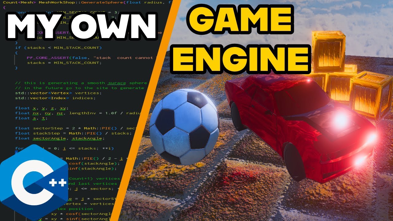 How I Programmed My Own Game Engine in C++!
