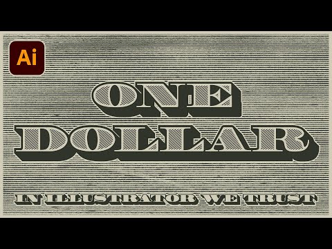 How to Create a Dollar Bill Money Text Effect in Adobe Illustrator
