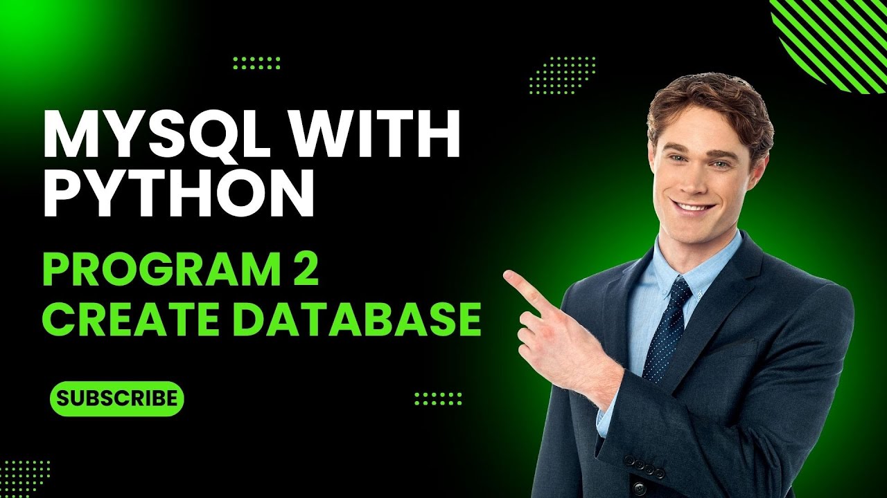 02_Create Database// Create database in python using MySQL // MySQL with python // Python MySQL
