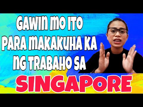 RECOMMENDED SITES & AGENCY FOR JOB SEARCHING IN SINGAPORE | FILIPINO | 2020