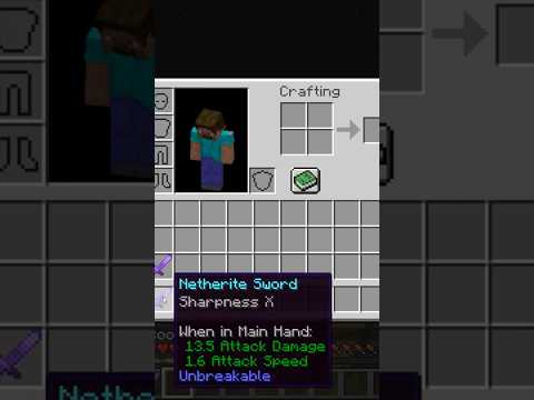 How to Get Sharpness X Sword in Minecraft