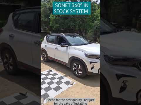 SONET 360Β° CAMERA IN STOCK SYSTEM OF CAR || VIEW BEFORE AND AFTER CALIBRATION #9550010888