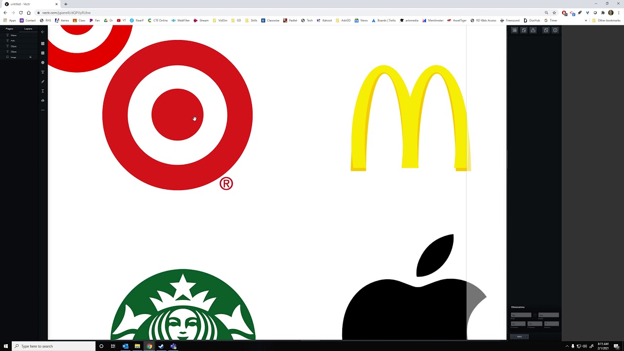 Logo Recreation Tutorial Vectr