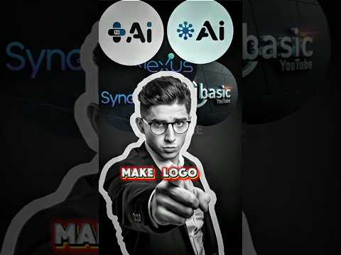 Make logo with AI #shorts