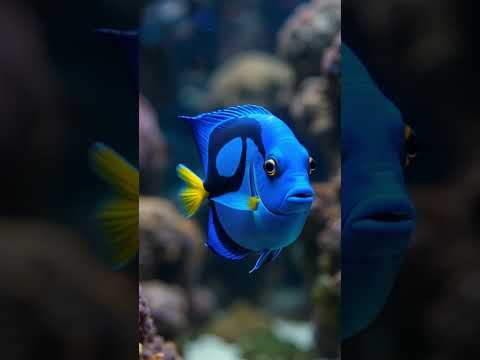 Refresh Your Eyes. . .Blue and yellow Fish