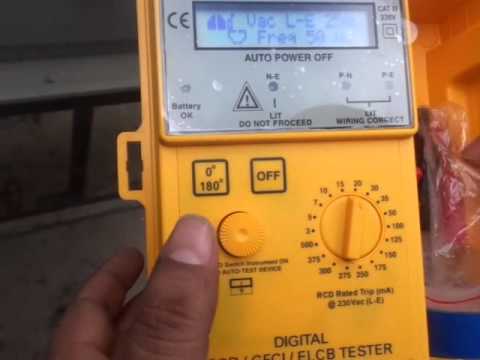 Digital ELCB Tester - Earth Leakage Tester Latest Price, Manufacturers ...