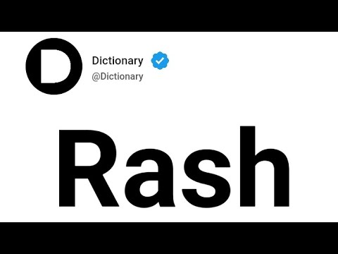 Rash Meaning In English