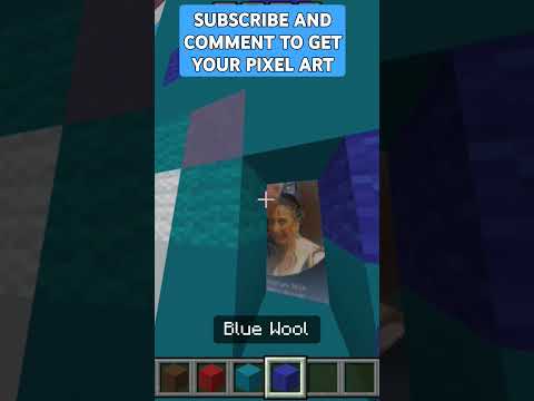 SUBSCRIBE AND COMMENT TO GET YOUR PIXEL ART #minecraft #gaming