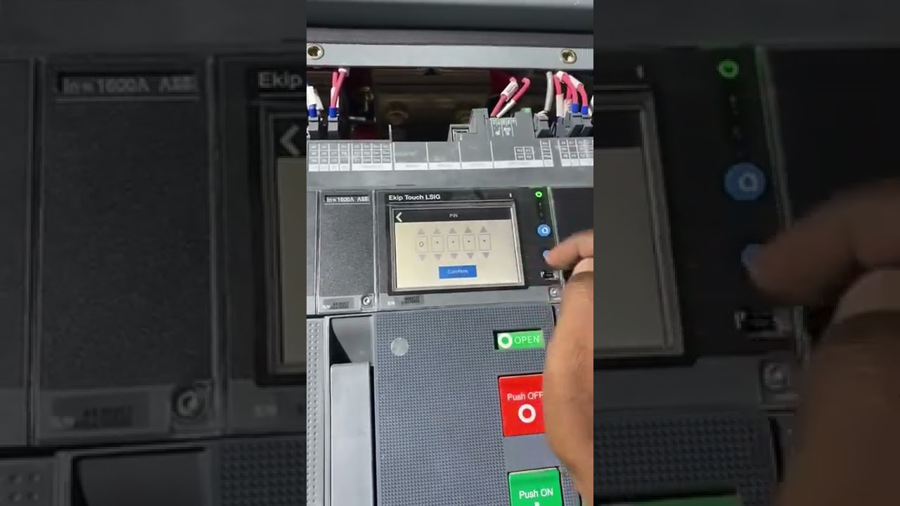 Ekip Touch LISG ABB Circuit Breaker test