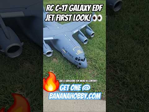 X-Fly C17: First Look at This quad 40mm motor EDF Jet!