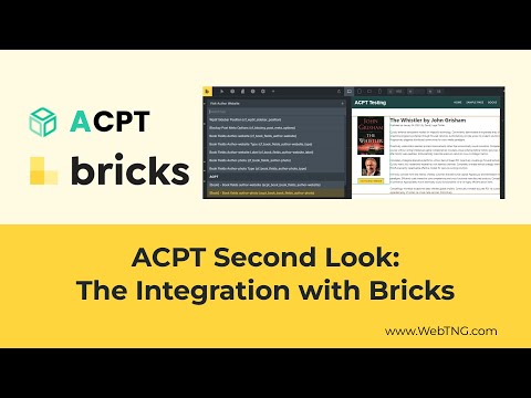 ACPT Second Look: The Integration with Bricks