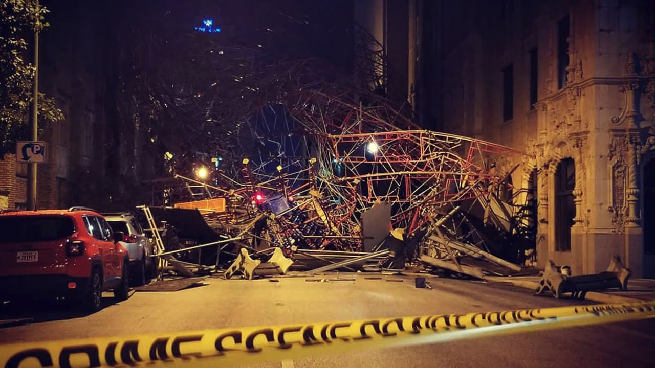 Tour St. Mark’s Episcopal Church following scaffolding collapse