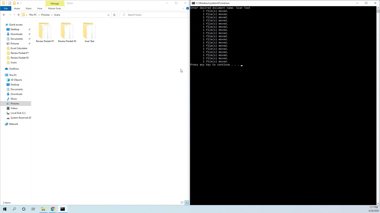 My First (Useful) Batch Script