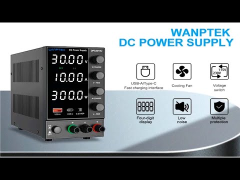 Wanptek Adjustable DC power supply 30V 10A LED