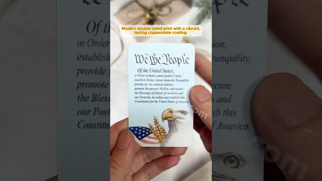 A custom metal card for Veterans!