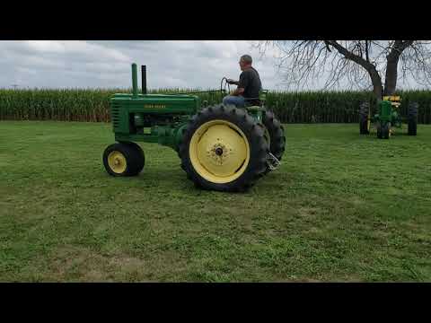 1950 John Deere G Pulling Tractor - Adam Marshall Land & Auction, LLC