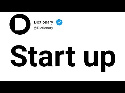 Start up Meaning In English