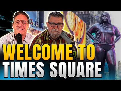 Anthony Cumia and Gavin McInnes react as New York unveils ICONIC new statue in Times Square