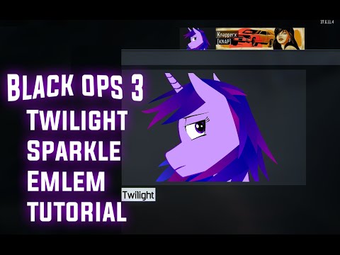 Steam Community :: Video :: COD BO3 - MLP Twilight Emblem Tutorial