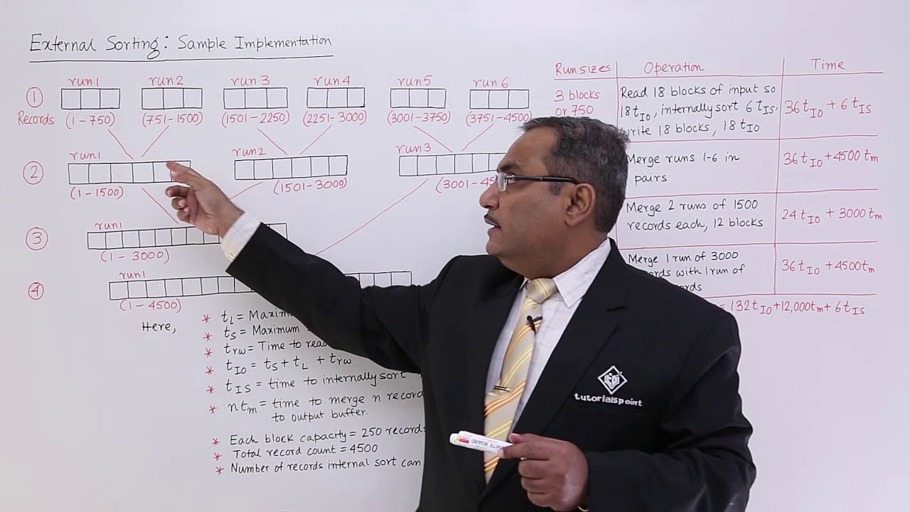 External Sorting Sample Implementation