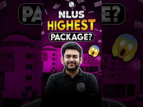 NLUs Highest Package?😱 #NLU #Package