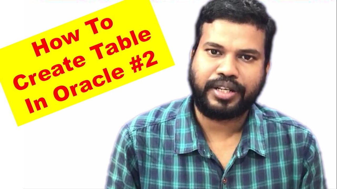 how to create table in oracle | how to create table in oracle sql developer | create table in oracle