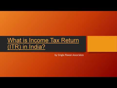 What is Income Tax Return ITR