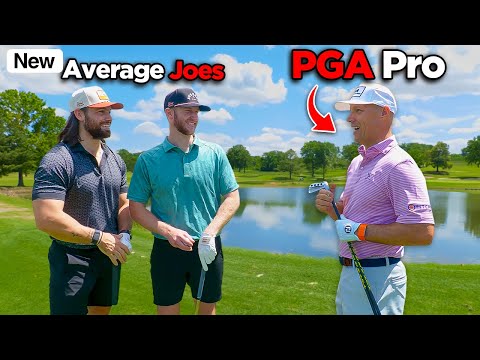Can a 5x PGA TOUR WINNER beat 2 AVERAGE Golfers!?