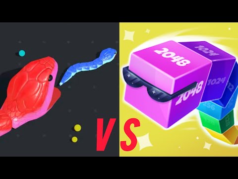 Cube Arena 2048 VS Snake: ClashPuzzle Masters Face-Off: Snake Clash Takes on Cube Arena 2048