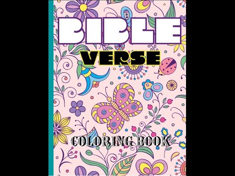 Bible Verse coloring book - 100 Coloring Pages of Lettering Art