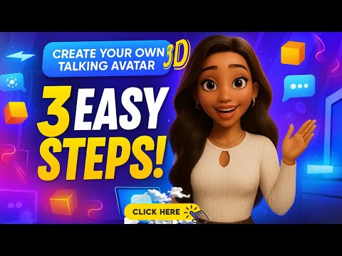 How I Made a 3D Talking AI Avatar — Full Tutorial for Beginners (No Coding)