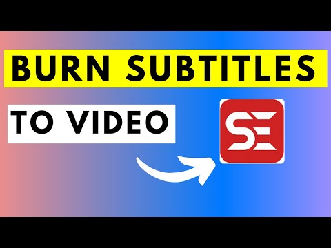 Subtitle Edit Tutorial - How to Burn in Subtitles to Video - Updated