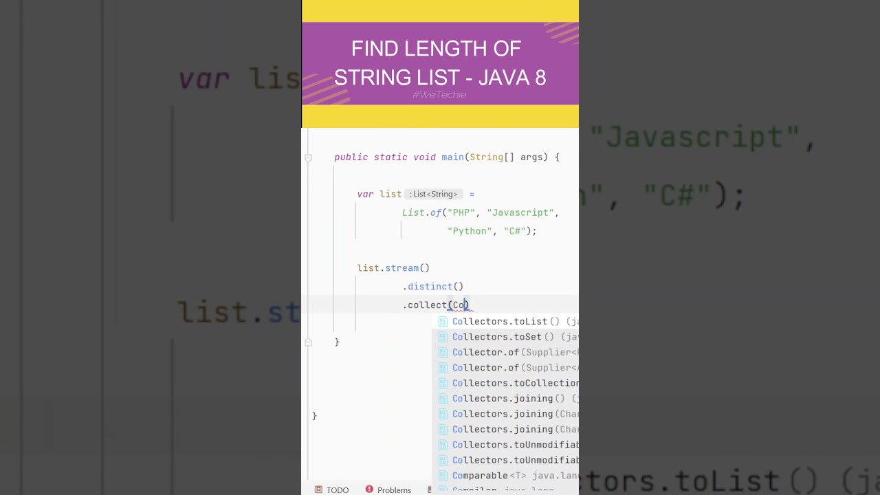🏆The Ultimate Solution to Find String Length in Java 8 Stream #java #coding #collections #interview