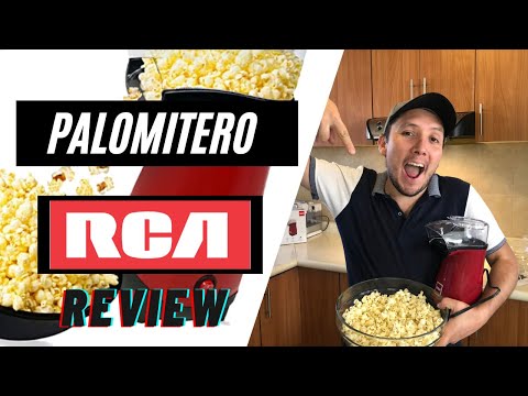 Palomitero RCA RC-1025 review en español! Como se usa ¿En verdad funciona? Palomitas sin aceite