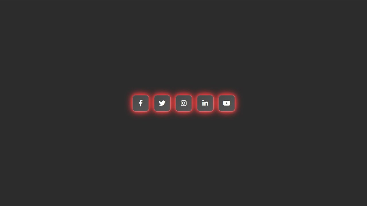 Create Stunning Neumorphic Social Media Buttons with HTML & CSS  Tutorial