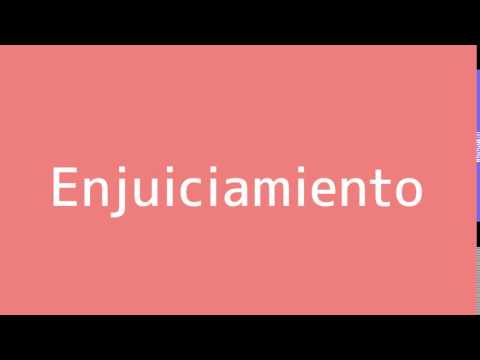 How to say Prosecution in Spanish