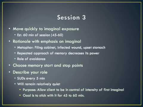 Prolonged Exposure Therapy for PTSD with Sally Moore PhD
