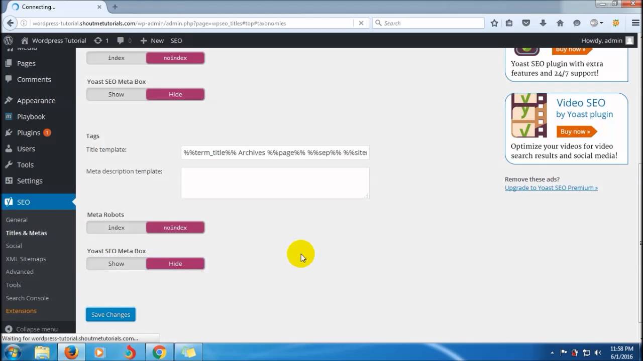 How to Setup Wordpress SEO Yoast SEO Plugin | WP Video Tutorials