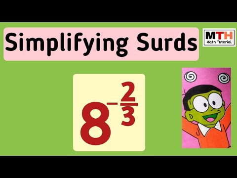 Simplify 8^{-2/3} | Simplifying surds