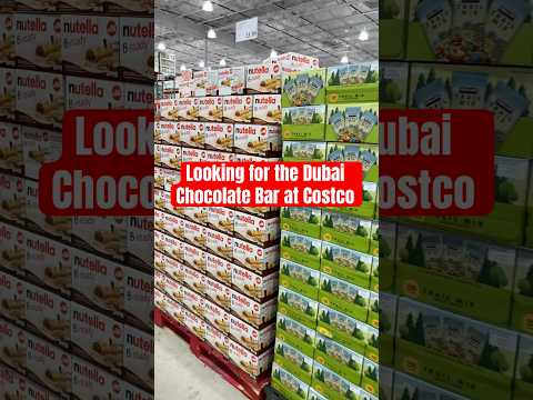 Looking for the Dubai Chocolate Bar at Costco! Where have you found it? #dubaichocolate #costco