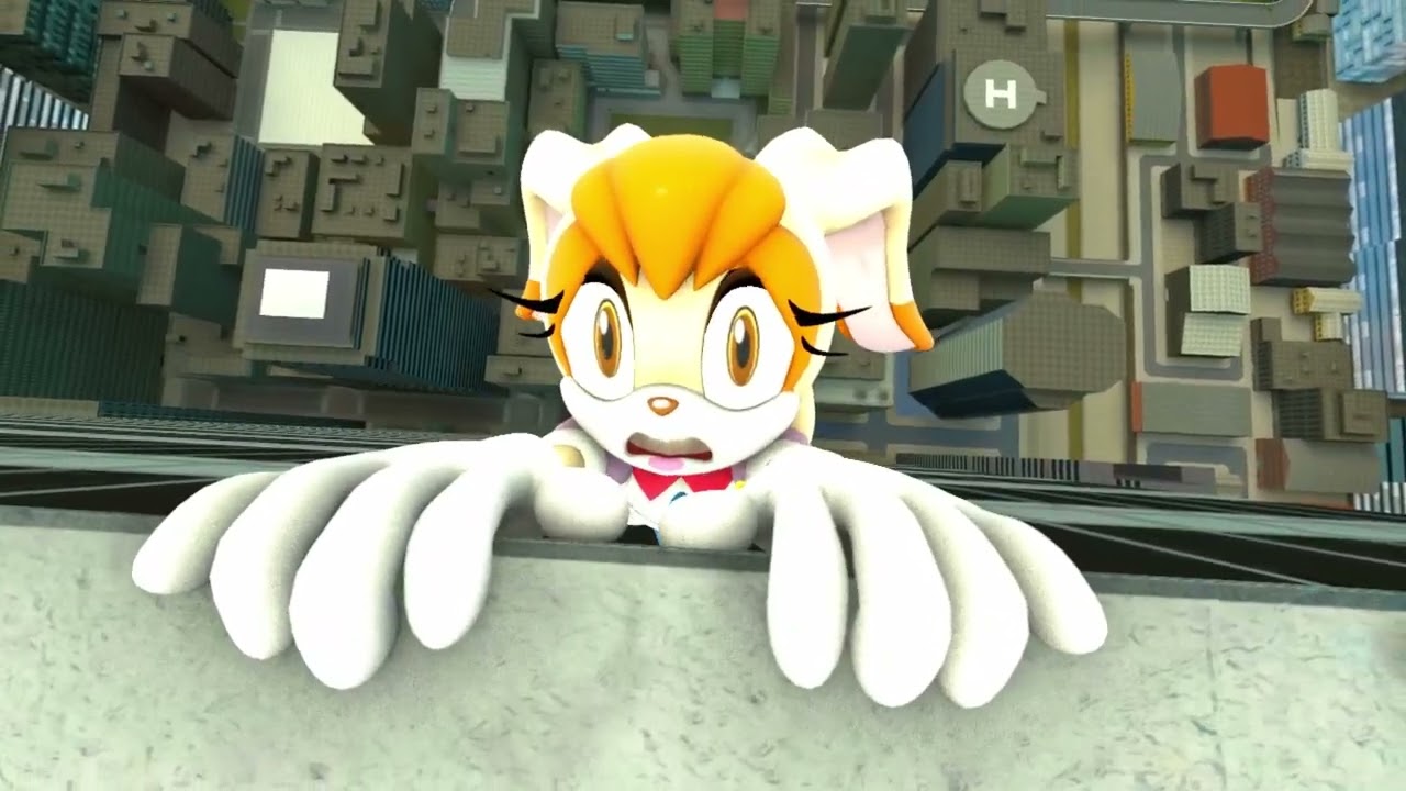Vanilla (Sonic the Hedgehog) Cliffhanging Animation