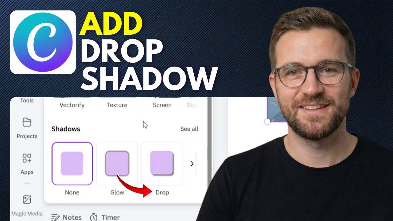 How to add drop shadow in Canva (Step By Step 2026)